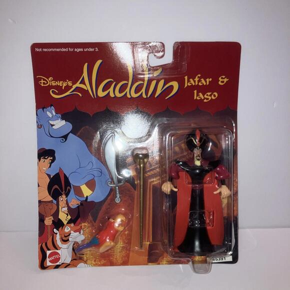 Mattel | Toys | Vintage Disney Aladdin Jafar Lago Action Figure Mattel ...